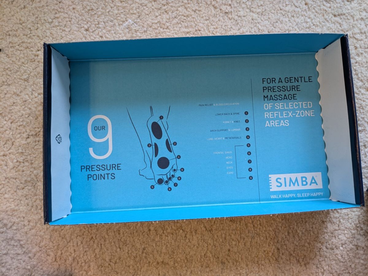 Simba Reflexology Slippers: targeting pressure points to sleep